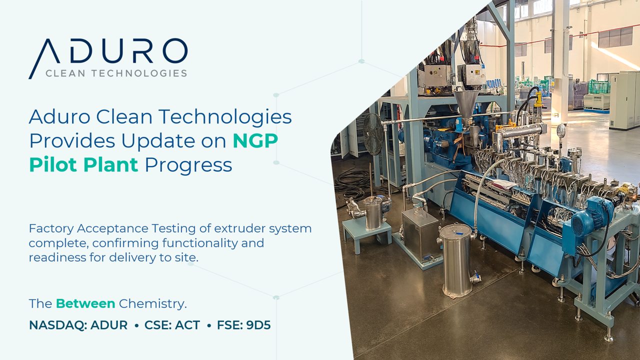 Pilot Plant for NGP Technology Reaches New Stage - Modern Business ...